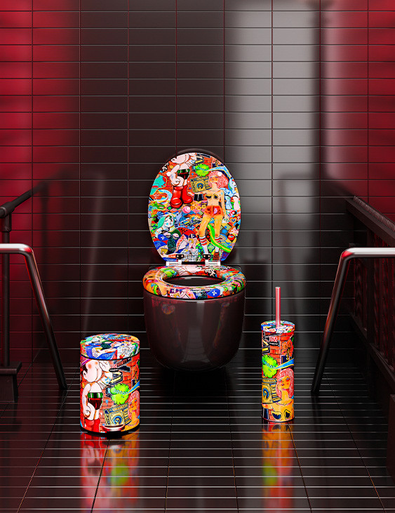 Abattant Wc Pop Art